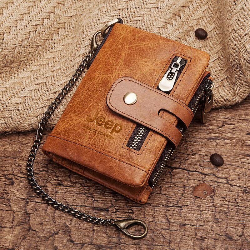 Genuine Leather Wallet For Men Coin Purse Design Male Wallets With ...