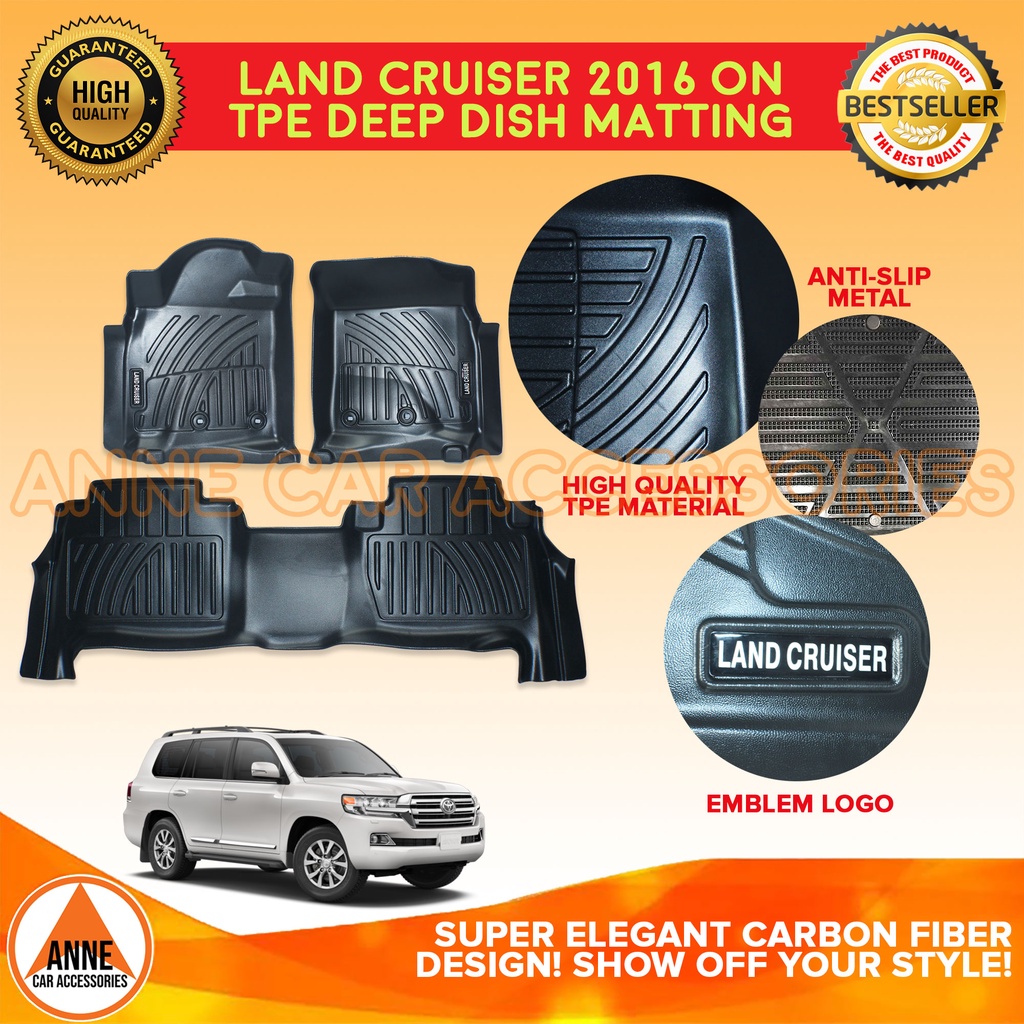 TPE Deep Dish for Toyota Land Cruiser 200 / LC200 2010 - 2020 DeepDish ...