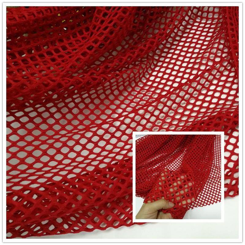 160*100CM Diamond Four-sided Stretch Large Mesh Hollow Knitted Mesh ...