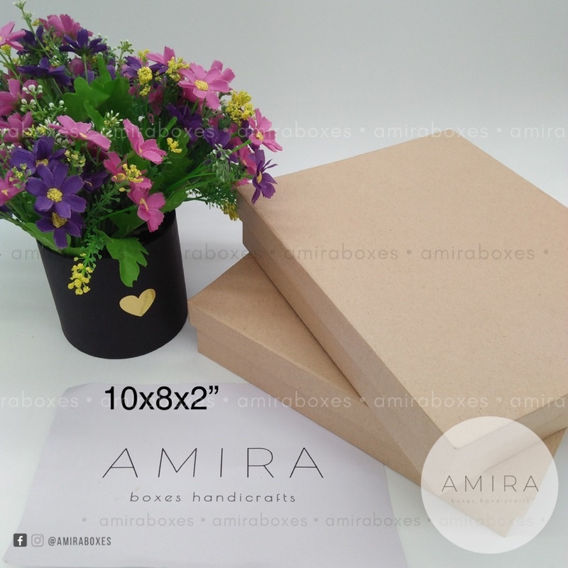 10x8x2" Rectangle Regular Hard Box (Customizable) | Shopee Philippines