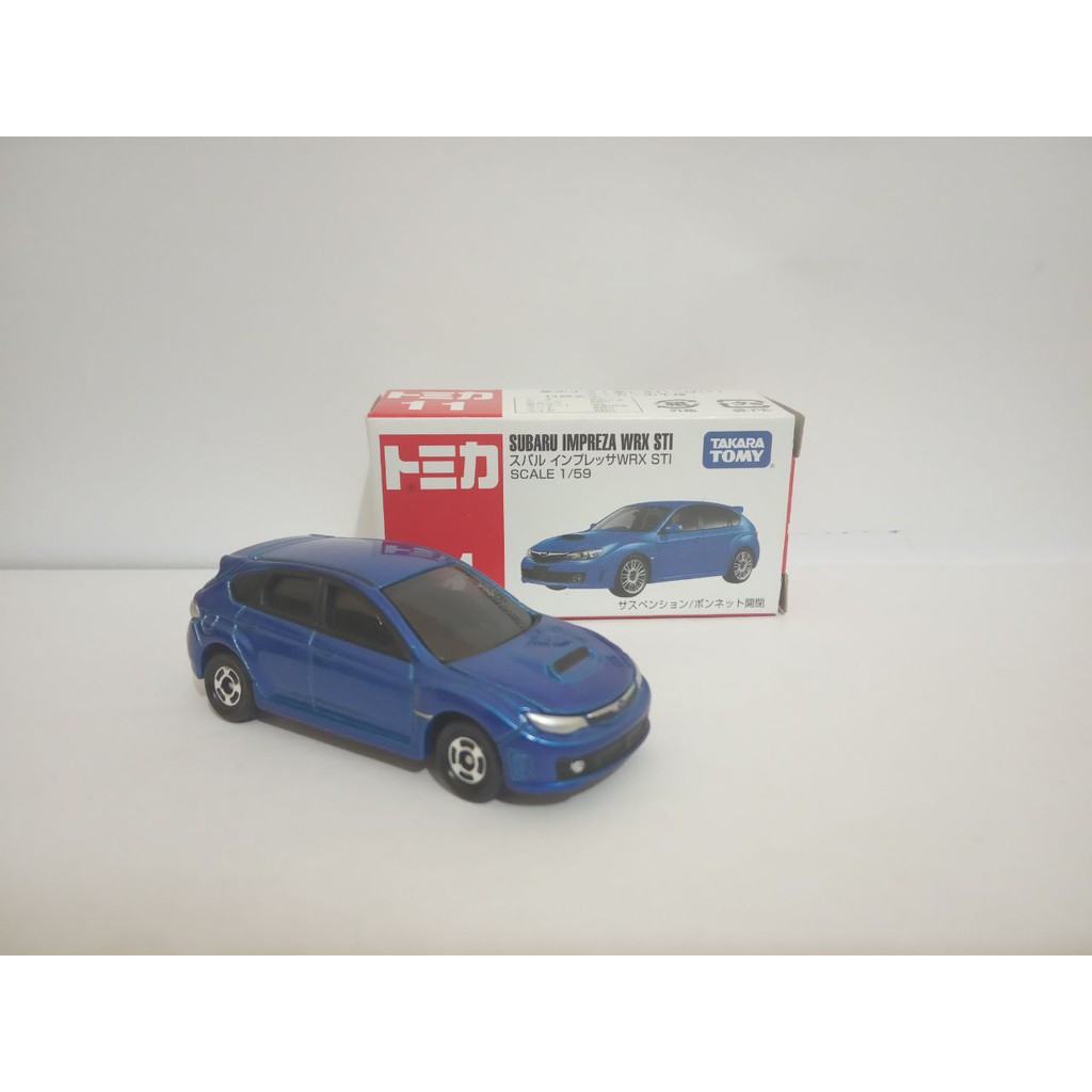 Tomica No 11 Subaru Impreza WRX STI diecast takara tomy Car Regular ...