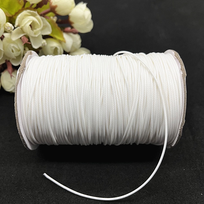 10m/roll 1.5mm Korean wax thread wax rope bracelet braided rope ...