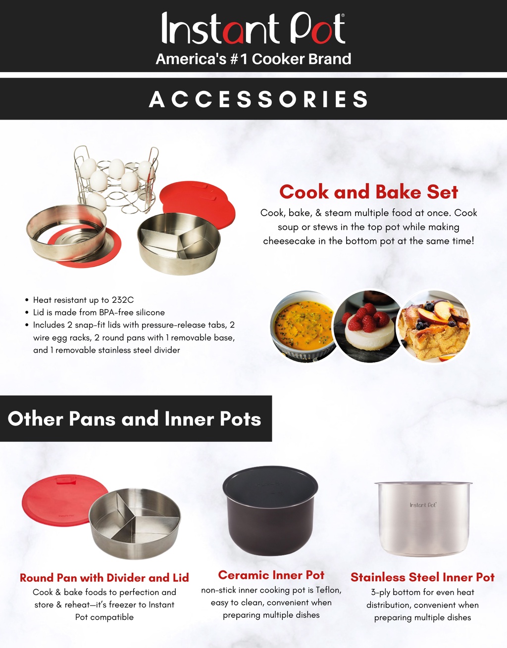 Instant Pot Cook and Bake Set | Shopee Philippines