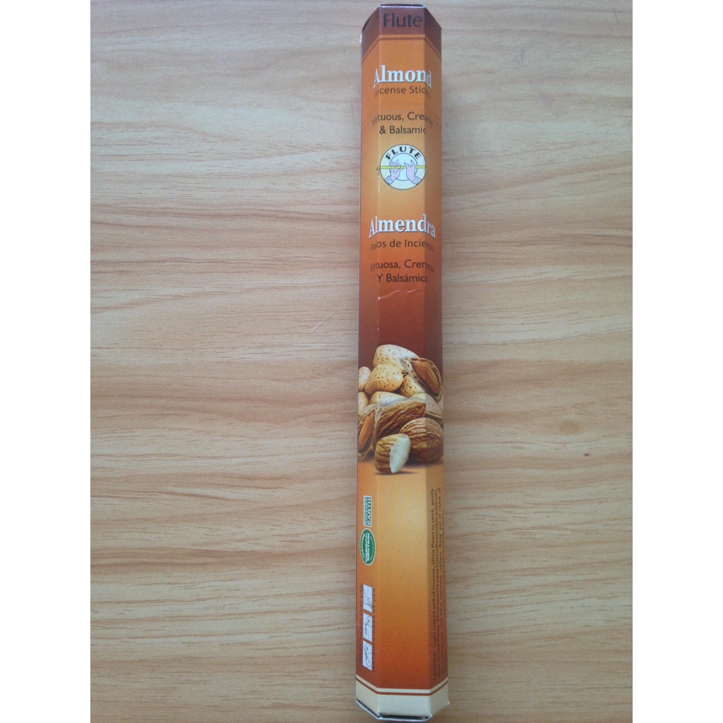 Flute - Almond Incense Sticks (Encourage Balance & Breath New Life Into ...