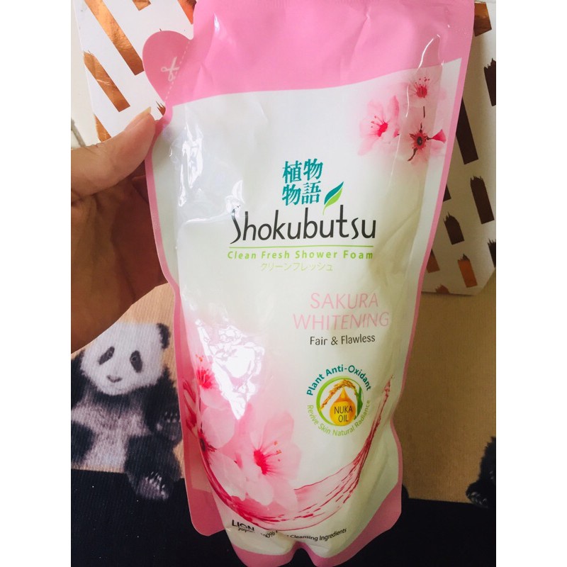 Japan Shokubutsu Sakura Whitening Body Foam 550G | Shopee Philippines