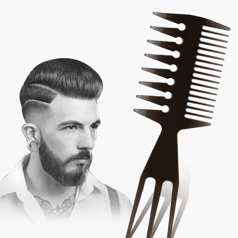 TEN Retro Men s Oil for Head Comb Double Sided Haircut Shape Texture ...