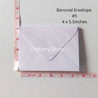 Baronial Envelopes pack of 10pcs | Shopee Philippines