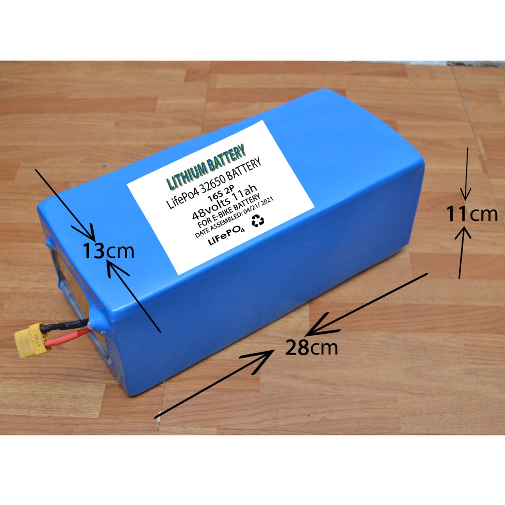 New 32650 Lifepo4 Battery Pack 16S 2P 48v 11Ah | Shopee Philippines