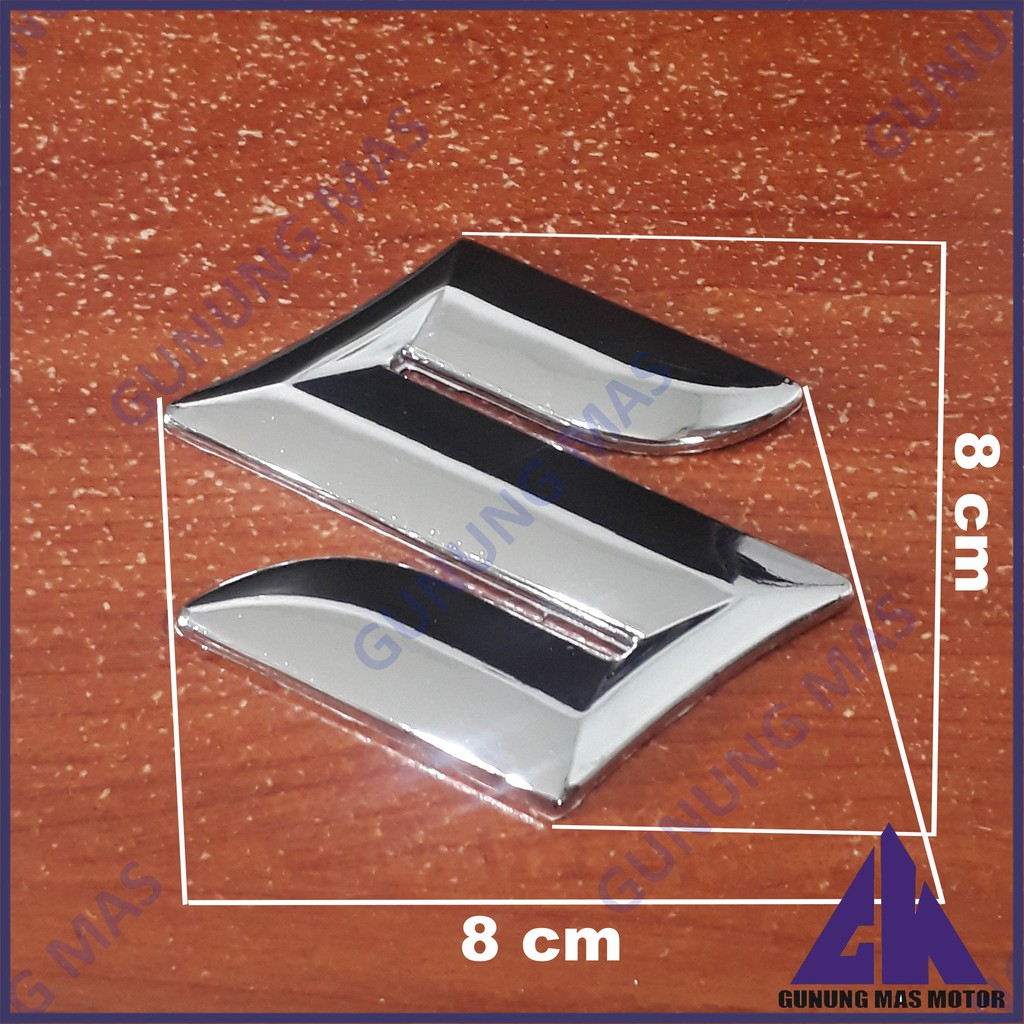'S' Logo Emblem for Suzuki APV Chrome Rear measuring 8 cm | Shopee ...