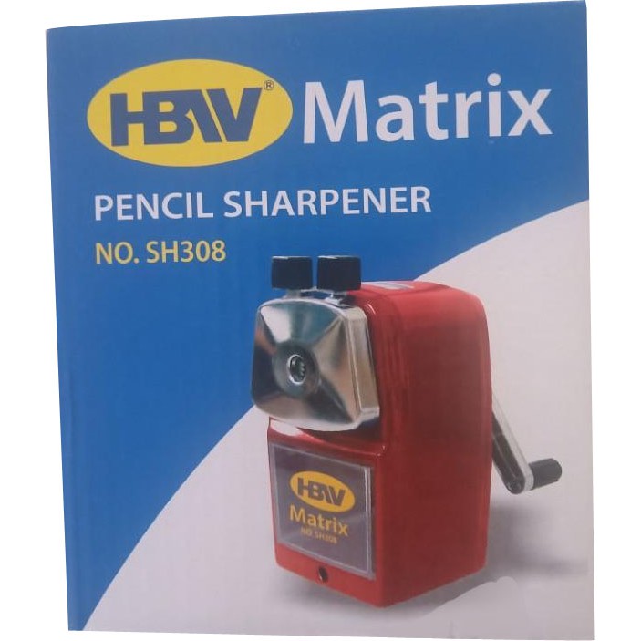 HBW Matrix Pencil Sharpener Item Code No.SH308 , Stainless Steel with ...