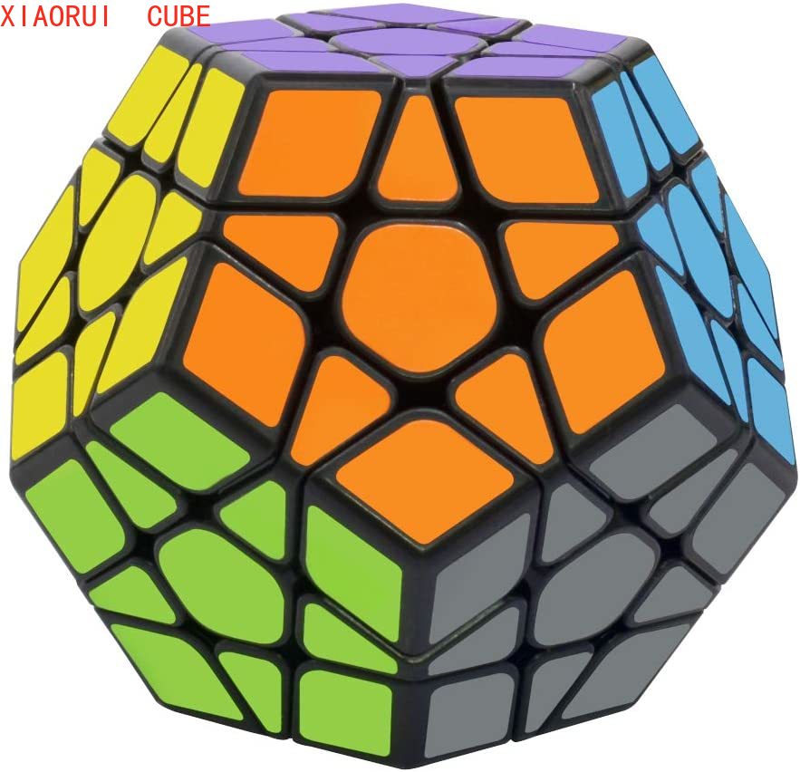 XIAORUI Megaminx Cube, Speed Cube Fidget Cube Smooth Sticker Magic ...