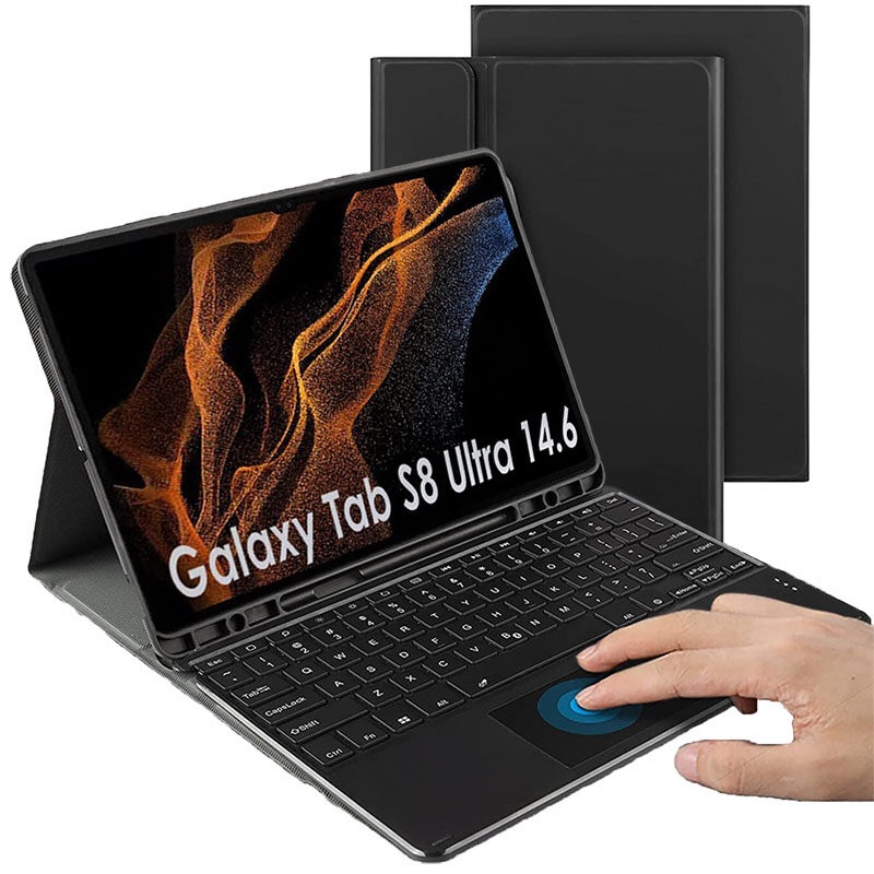 Touchpad Keyboard Case for Samsung Galaxy Tab S11 Ultra/S10 Ultra/S9 ...