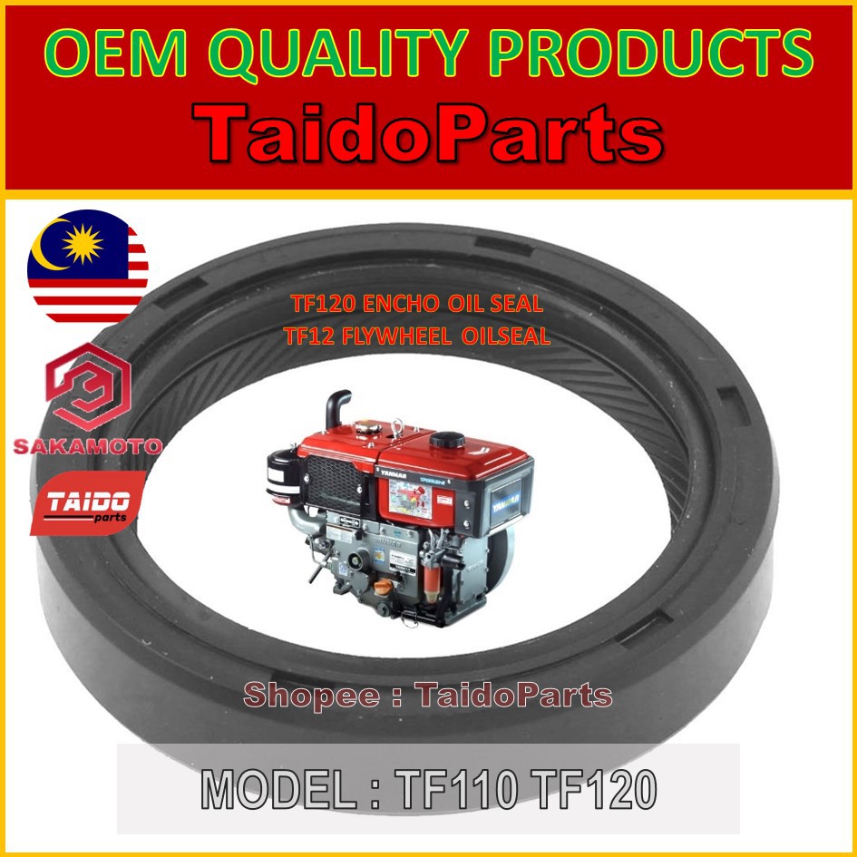 Yanmar TF70 TF90 TF120 TF160 engine Flywheel oilseal Starting oilseal ...