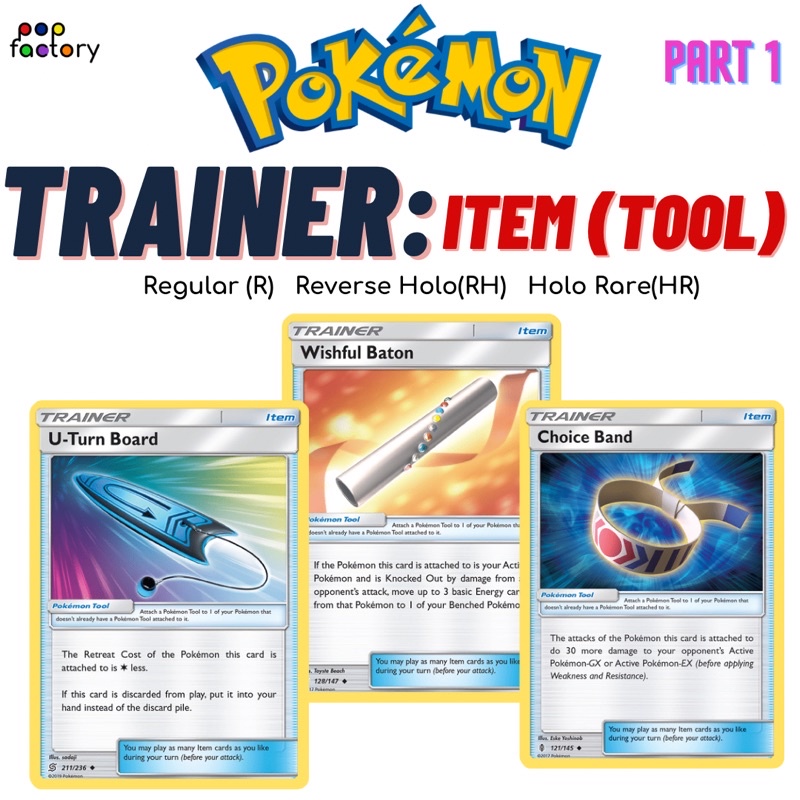 (Part 1/2) Pokemon TRAINER - ITEM: TOOL | Shopee Philippines