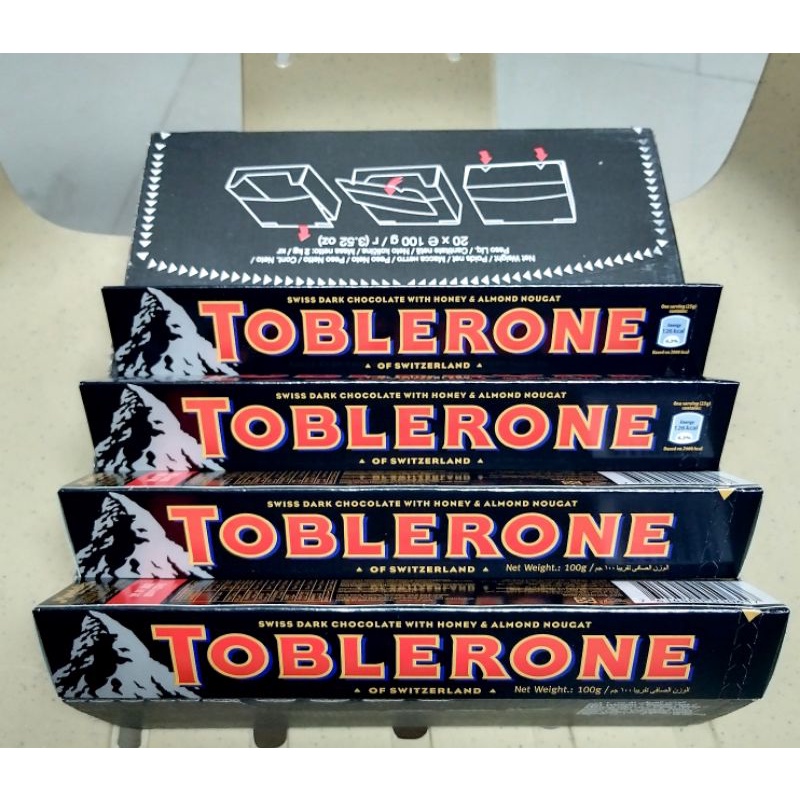 TOBLERONE Switzerland 100g per Box(20pcs inside) | Shopee Philippines