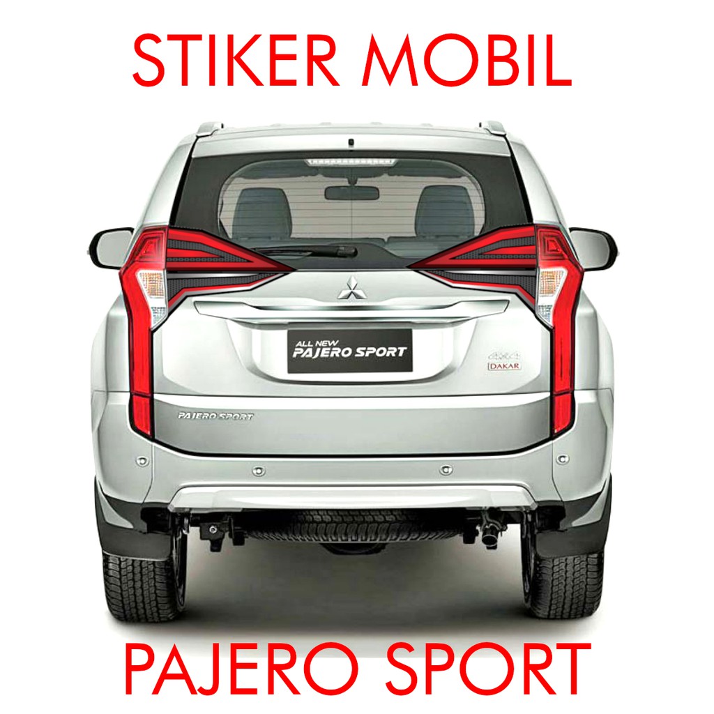 All New Pajero Sport Sticker Car Sticker with Rear Lights | Shopee ...