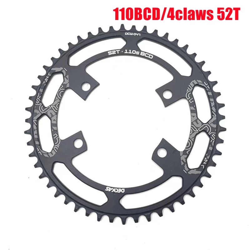 Deckas 110BCD 4-Claw Chainring Road Bike Narrow Wide chainwheel for ...