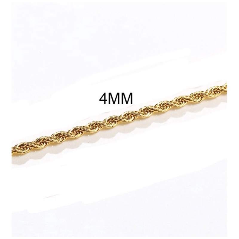 Stainless Gold Chain Lubid 18inch 20inch 22inch 14inch for kids and adults Rope Chains | Shopee ...