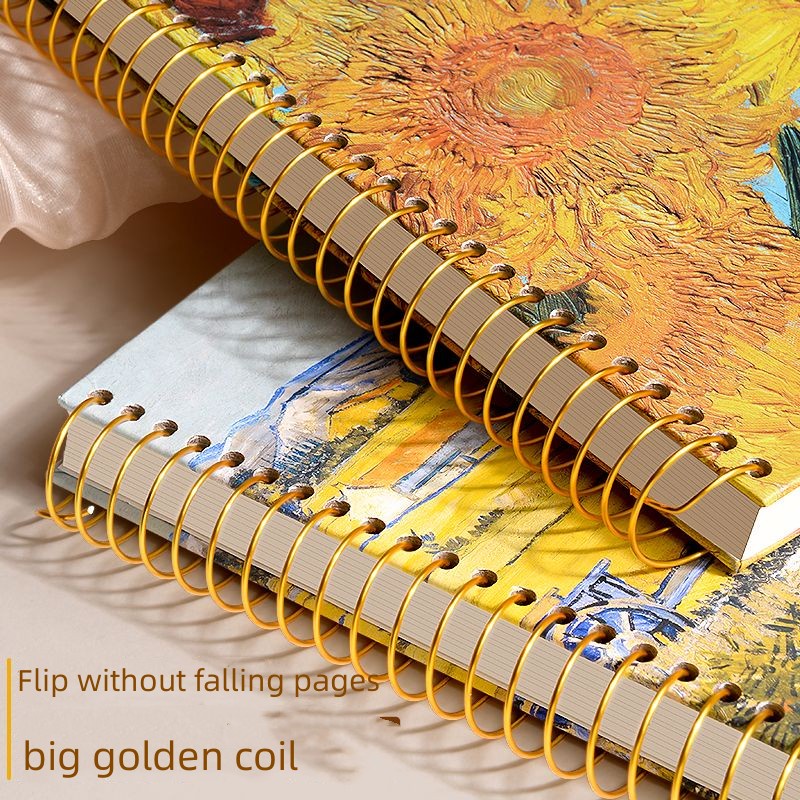 A4 Van Gogh Spiral Sketchbook Big Thick Paper Drawing Sketchbook ...