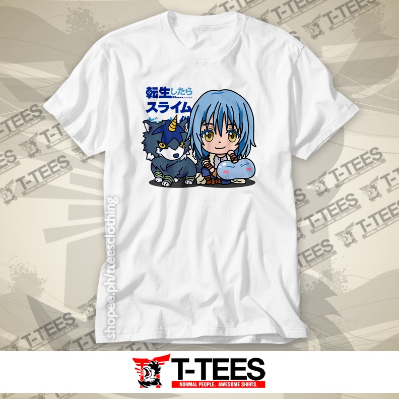 T-TEES Rimuru Tempest - Anime Shirt That Time I Got Reincarnated as a ...