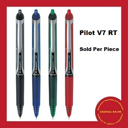 Pilot Hi-Tecpoint V7 RT Retractable Rollerball Pen 0.7mm Sold Per Piece ...