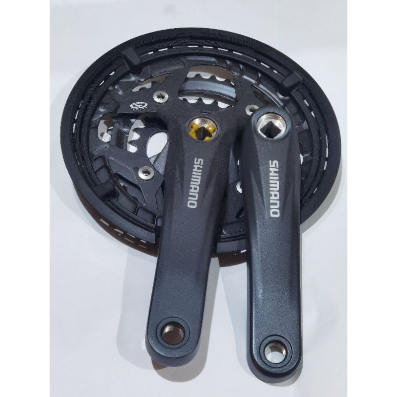 Shimano Triple Semi-Alloy MTB Crank Chainwheel 48-36-26 | Shopee ...