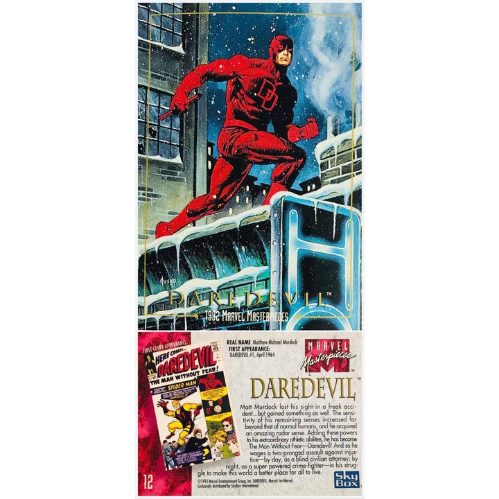 Daredevil Marvel Collectible Cards Matt Murdock Singles | Shopee ...