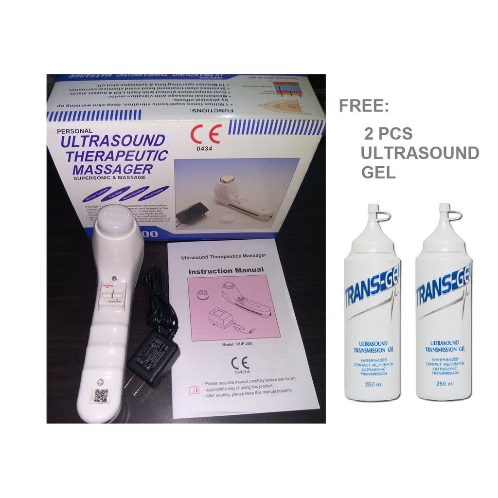 Personal Ultrasound Therapeutic Massager, (Safersonic and Massager ...