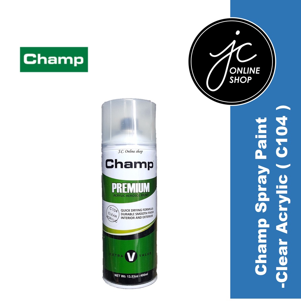 Champ Premium Acrylic Aerosol Spray Paint 400mL | Shopee Philippines