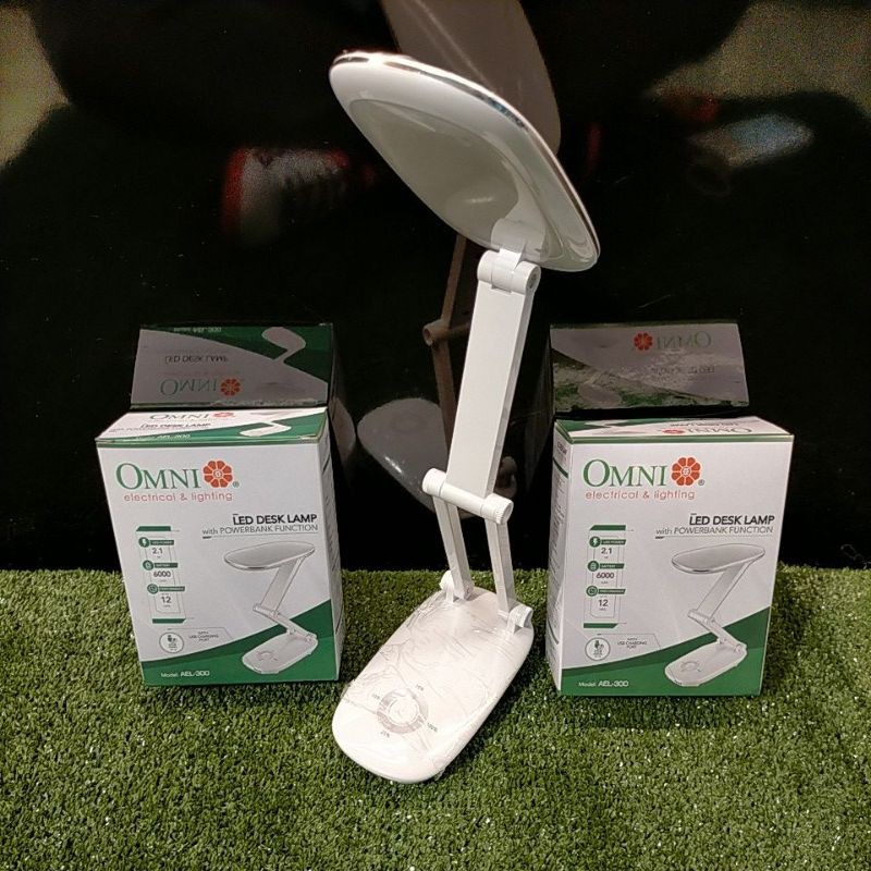 Omni LED DESK LAMP with Powerbank Function AEL-300 | Shopee Philippines