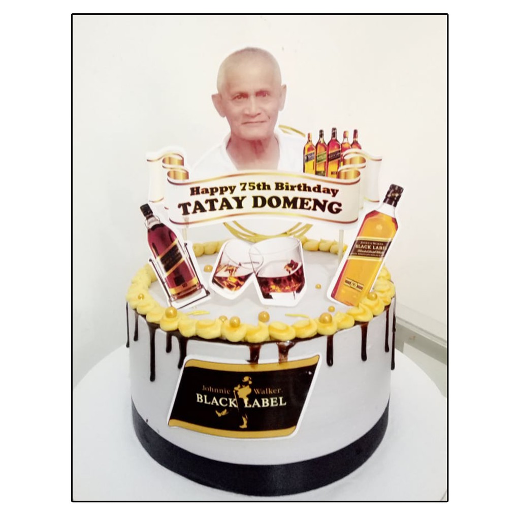 BLACK LABEL Theme Cake Topper | Shopee Philippines
