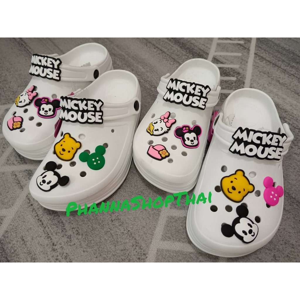 New !! Adult Big Toe Shoes Crocs Style Mickey Mouse Original Copyright Disney. | Shopee Philippines
