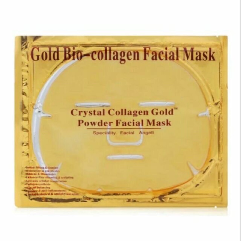 Gold Bio-Collagen Facial Mask Crystal Collagen Gold Powder Facial Mask ...