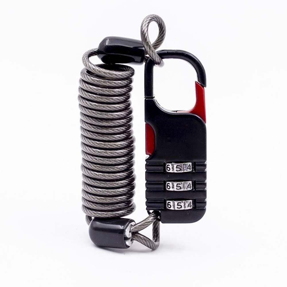 SELECTEDDE Bicycle Rope Lock, Three Digit Password Combination Safety ...