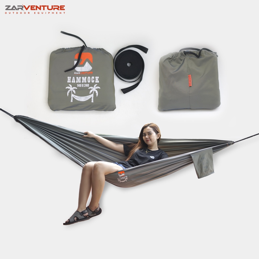 Zarventure HAMOCK HAMMOCK HAMOK PREMIUM THICK WITH CAMPING GUARANTEE ...