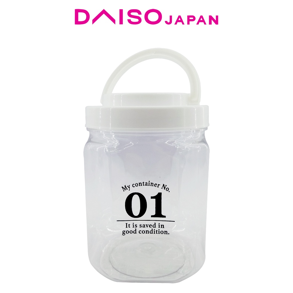 Daiso Storage Jar No. 1 with Handle 800ml | Shopee Philippines