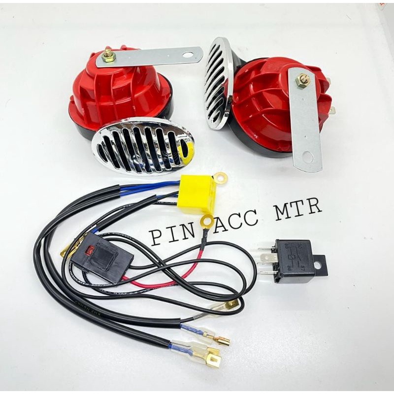 2pest LEFT/RIGHT HORN HORN PNP UNIVERSAL HONDA/YAMAHA MOTORCYCLE ...