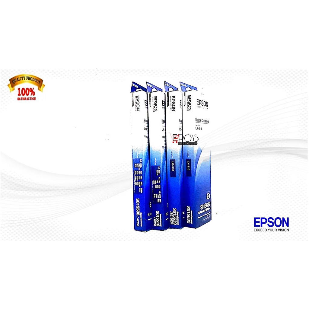 Genuine Epson Ribbon Cartridges (LQ-310 & LQ -300+ 300+II) | Shopee ...