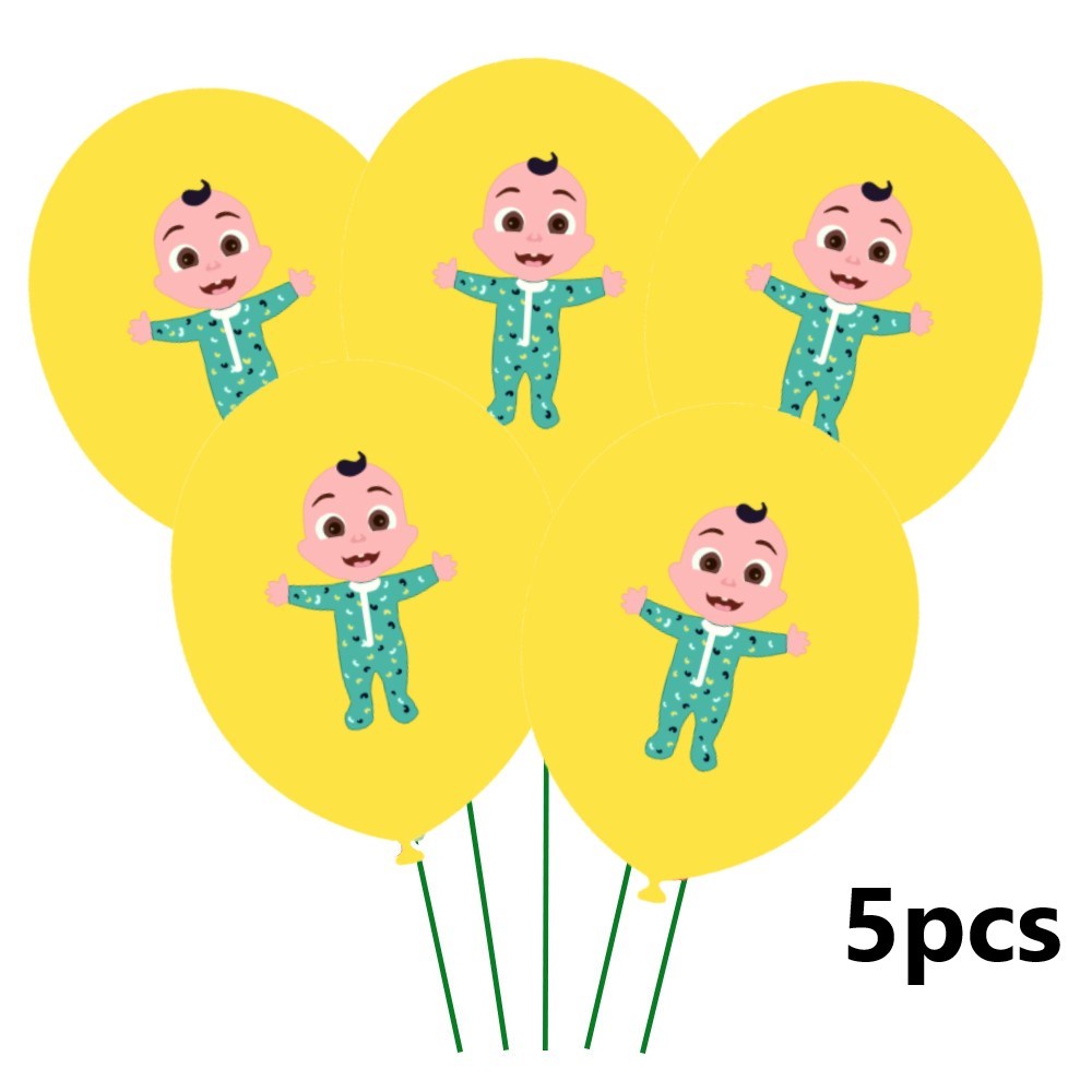 Cocomelon Theme Cartoon Aluminum film Watermelon Balloon JOJO 7 Types ...