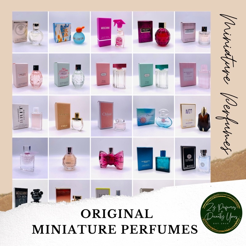 Miniature Perfumes On Hand | Guaranteed Original 100% | Shopee Philippines