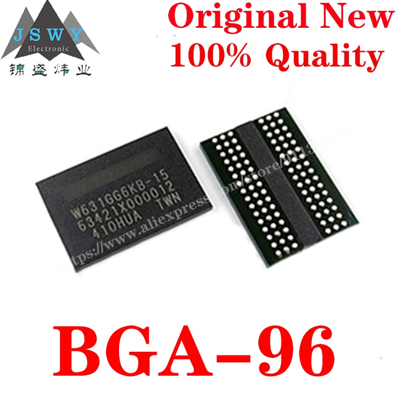 W631GG6KB-15 BGA96 Semiconductor Memory IC Dynamic Random Access Memory ...
