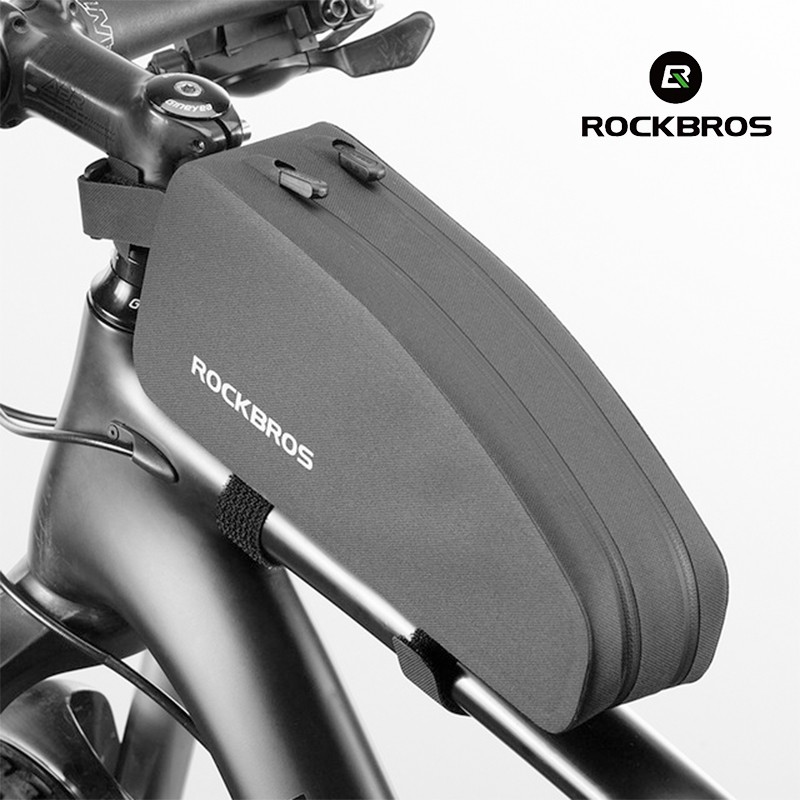 ROCKBROS Bag Bicycle Rainproof Top Front Tube Parcel Big Capacity Nylon ...