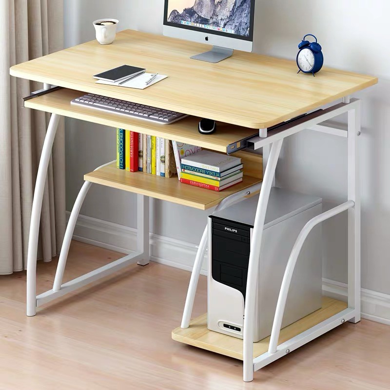 Computer desktop table with keyboard holder home Office table Learning ...