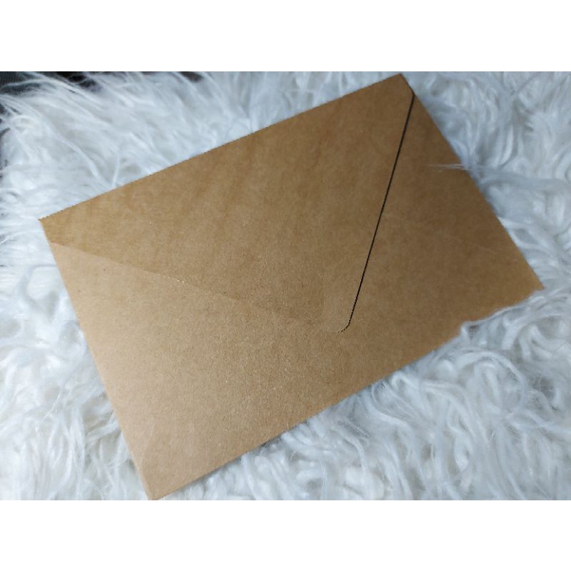 Kraft Envelope for 5R Brown Envelope for Wedding, Baptismal, Birthday ...