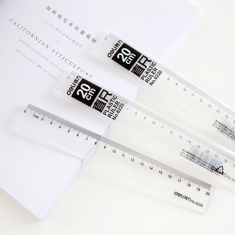 20cm Transparent Ruler | Shopee Philippines