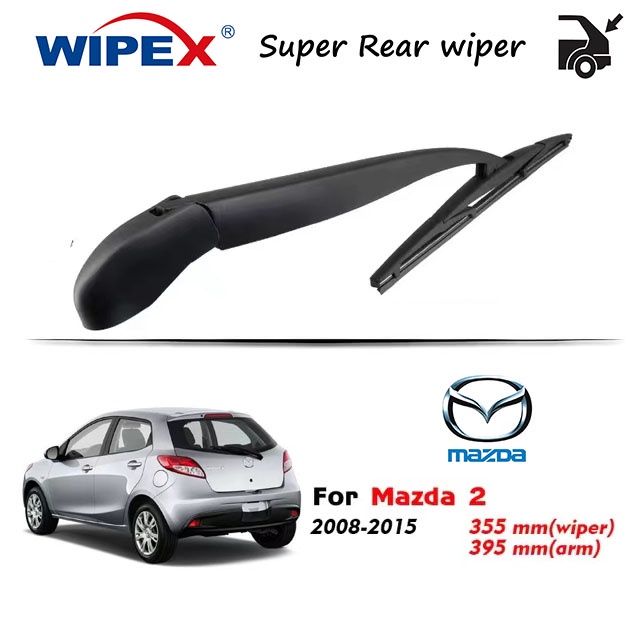 (Original)Mazda 2 Hatchback Rear Wiper Assembly Arm/Blade for 2008 to ...