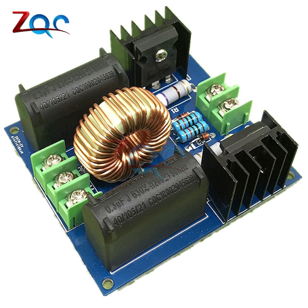 DC 12-30V 30-50KHz ZVS Induction Heating Driver Board High Voltage Generator Circuit PCB ...