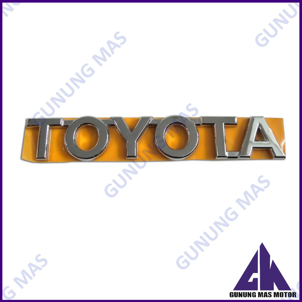 ORIGINAL TOYOTA Logo Emblem for Hilux with Stick-on Letters | Shopee ...