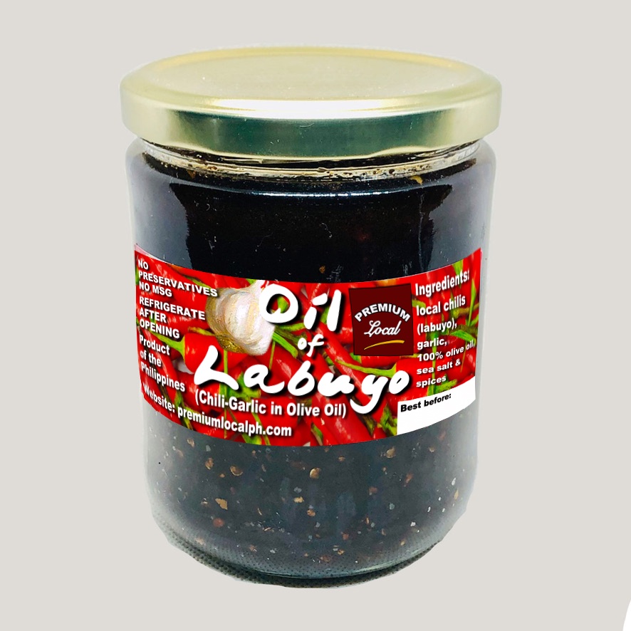 PLP Oil of Labuyo(Chili Garlic Olive Oil)16oz Premium Local Philippines ...