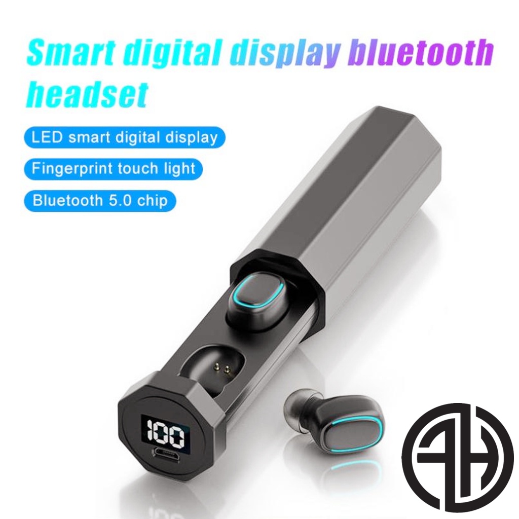Bluetooth headset Pull-out Wireless Earphone TWS True Stereo With Micr ...